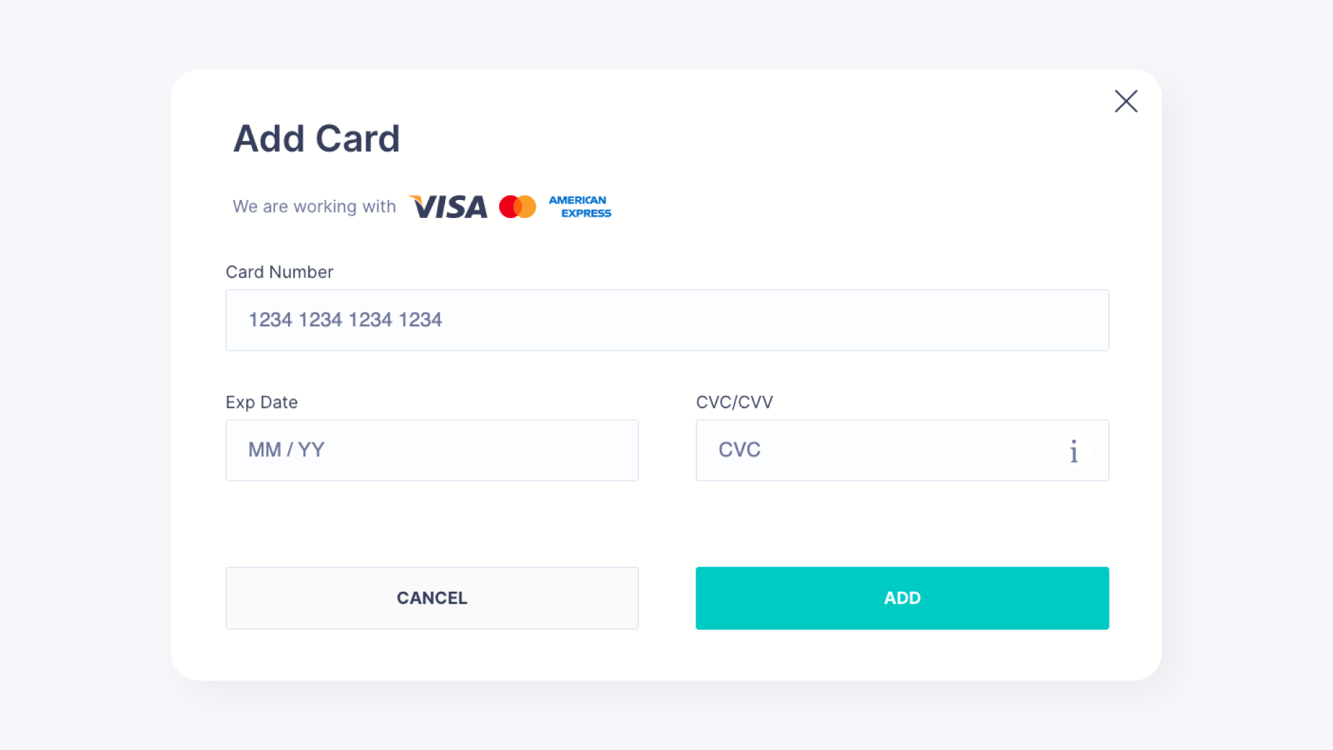 Adding Payment Details